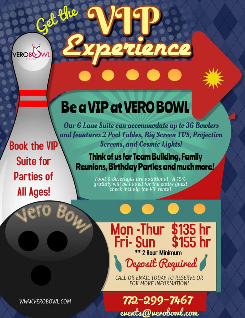 VIP Area | Vero Bowl | Vero Beach FL