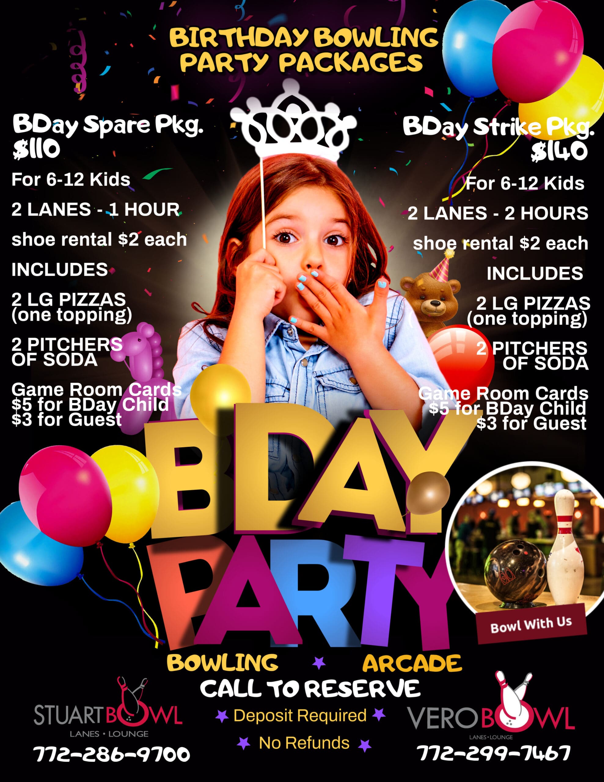 Kids Birthday Party Ideas | Birthday Parties | Vero Bowl | Vero Beach FL